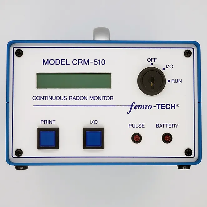 Continuous Radon Monitor (CRM) - CRM-510LP/CO Bundle Deal | femto-TECH, INC.