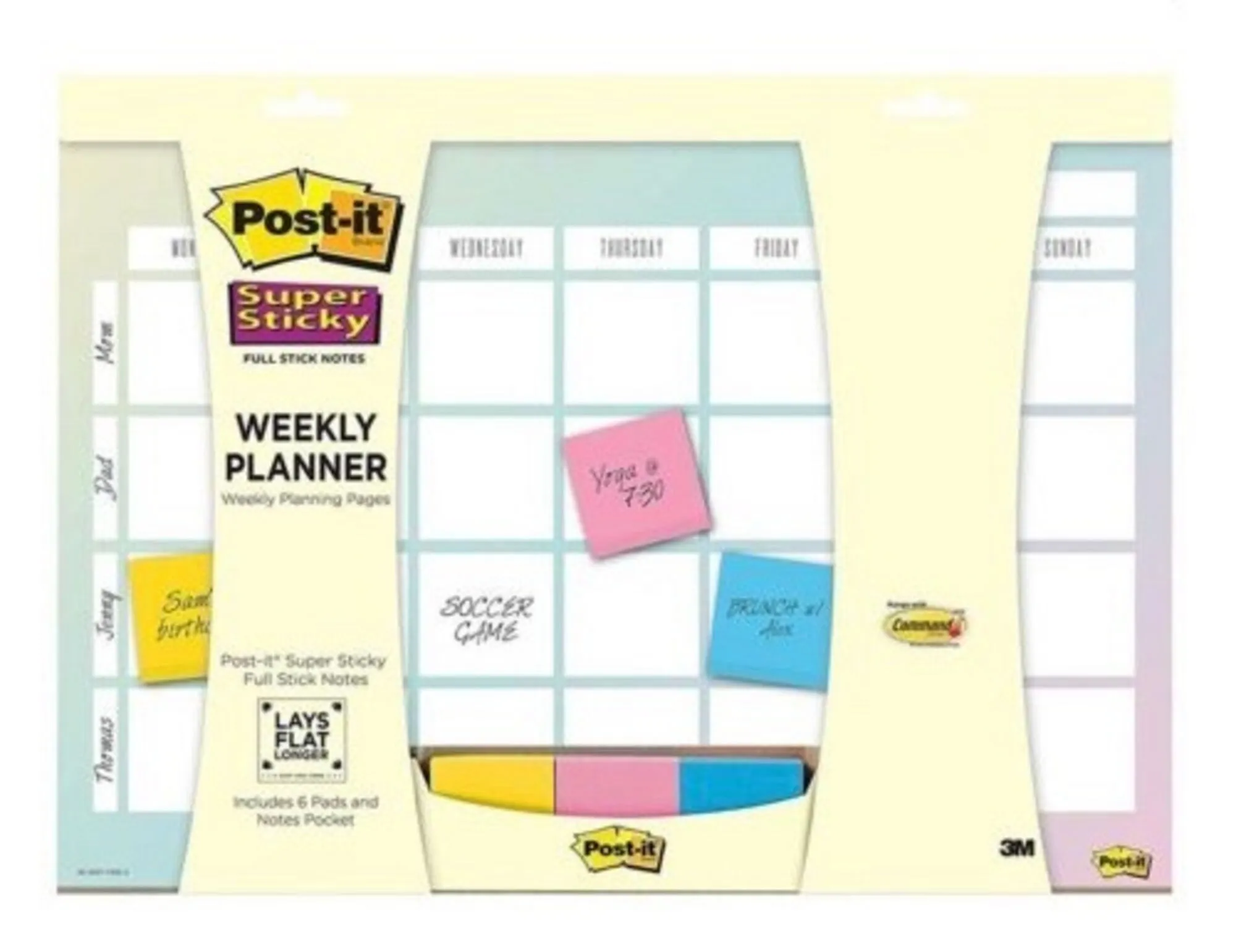 Post It Weekly Calendar