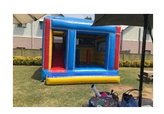 Large Plain Cabin Jumping Castle | Group Party Hire