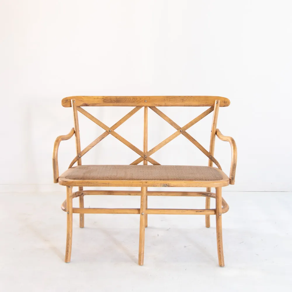 wedding furniture hire - crossback bench seat | Gold Coast Wedding ...