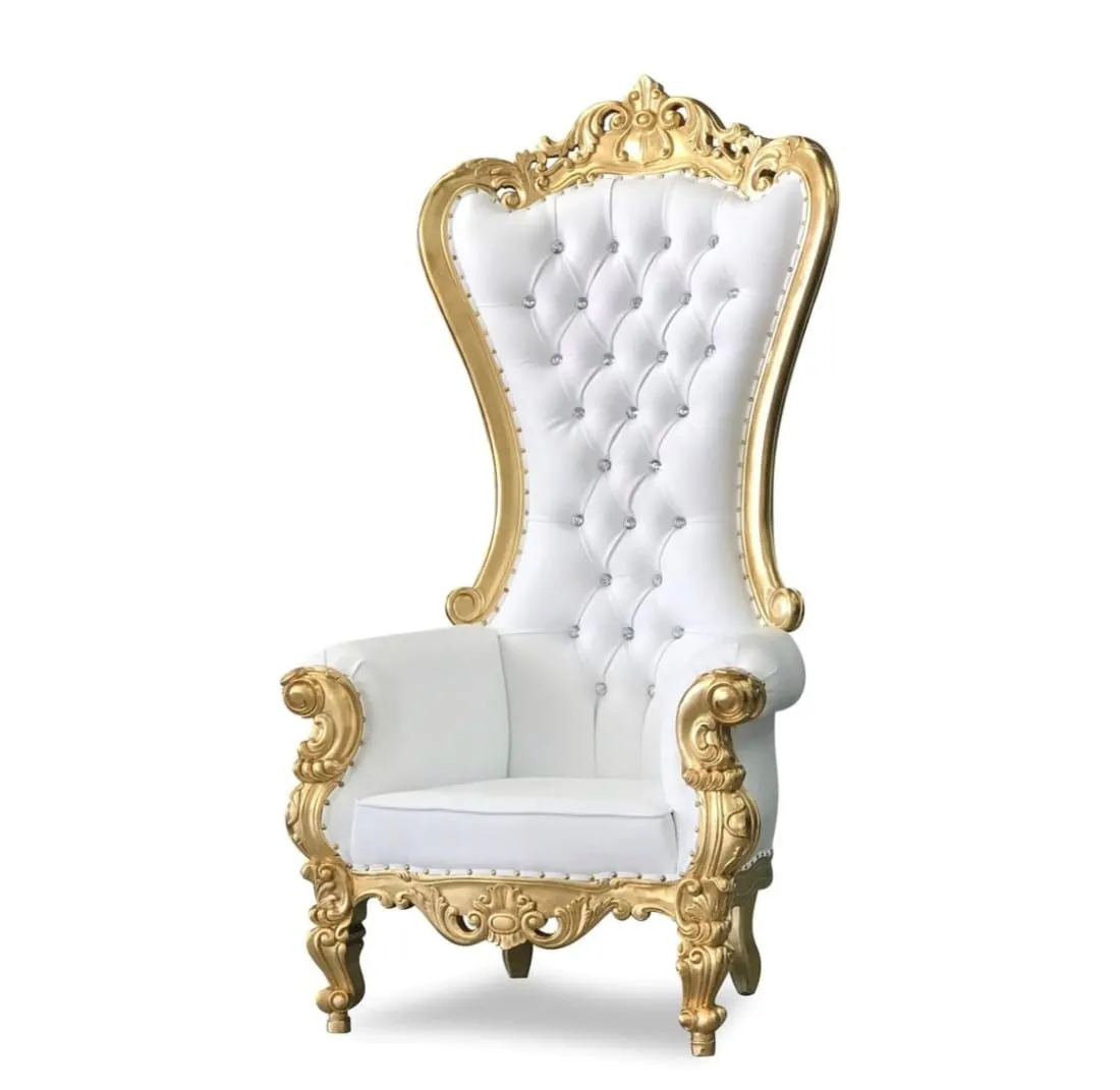 White and Gold Throne Rental West Hartford Connecticut | Tuckers Party ...