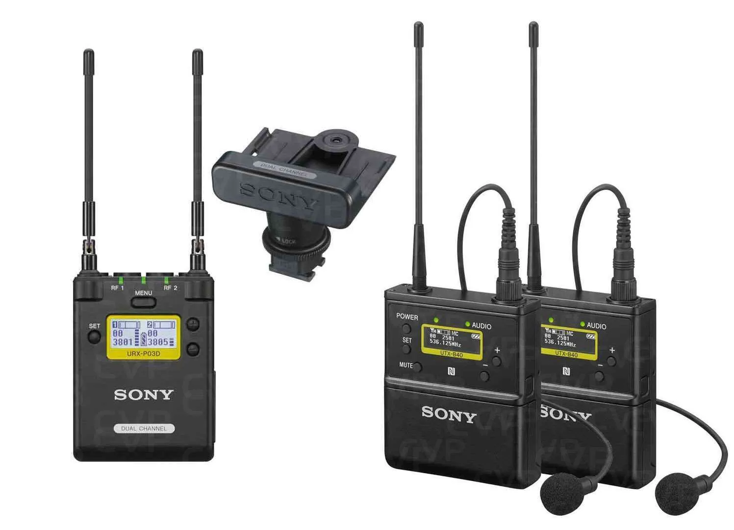 Sony URX-P03D UWP-D21 Dual Radio Mic Kit | Luminarix