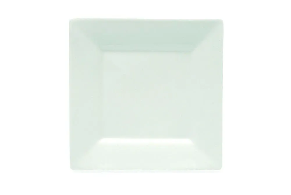 White Basics Square Side Plate | Trinkets Party Hire - Knysna