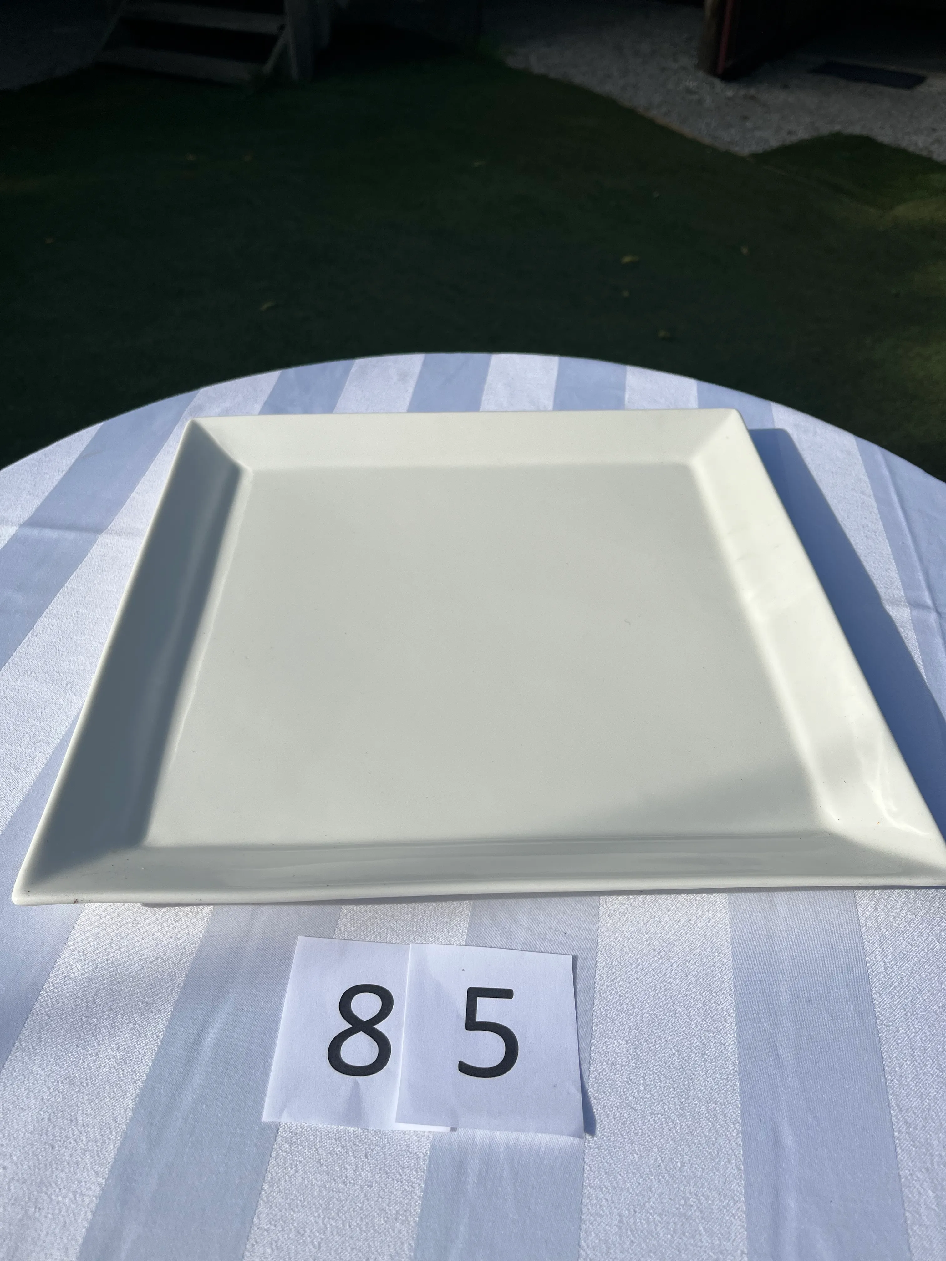 Harvest / Buffet - Porcelain Platter Rectangle Chamfer Edge - Large ...