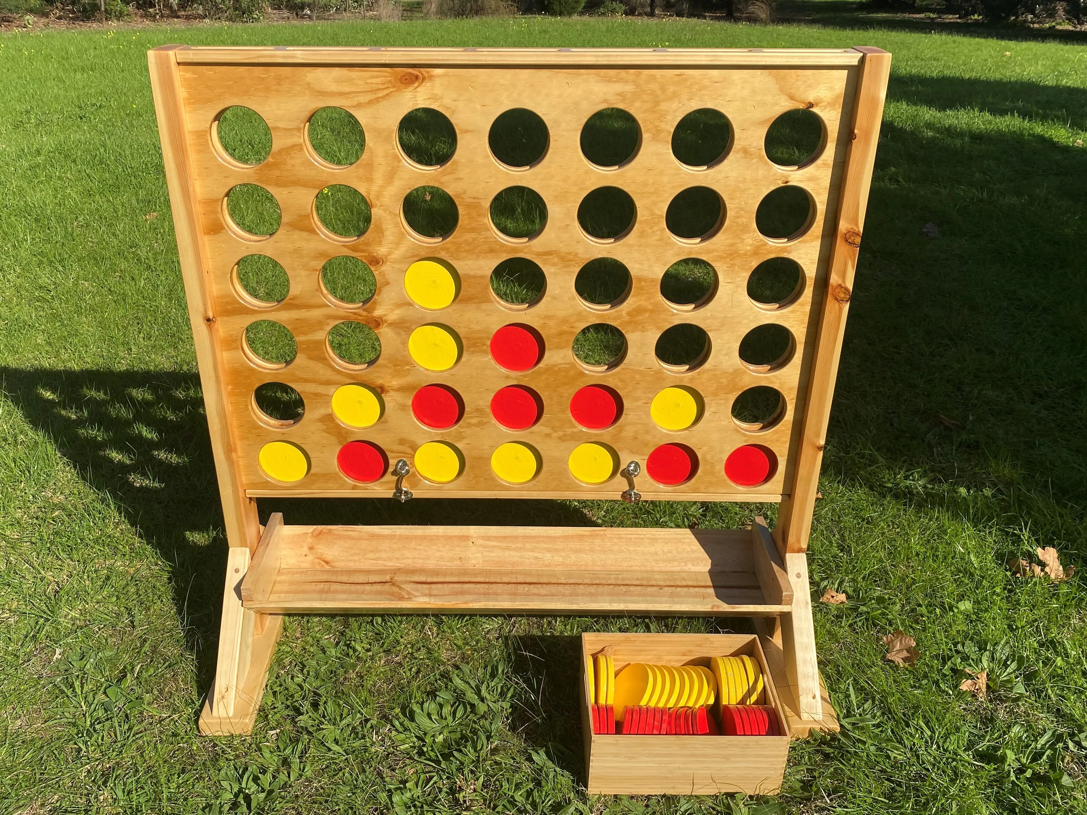 Giant Connect Four | Rustic Game Rentals Giant Connect Four | Rustic Game Rentals