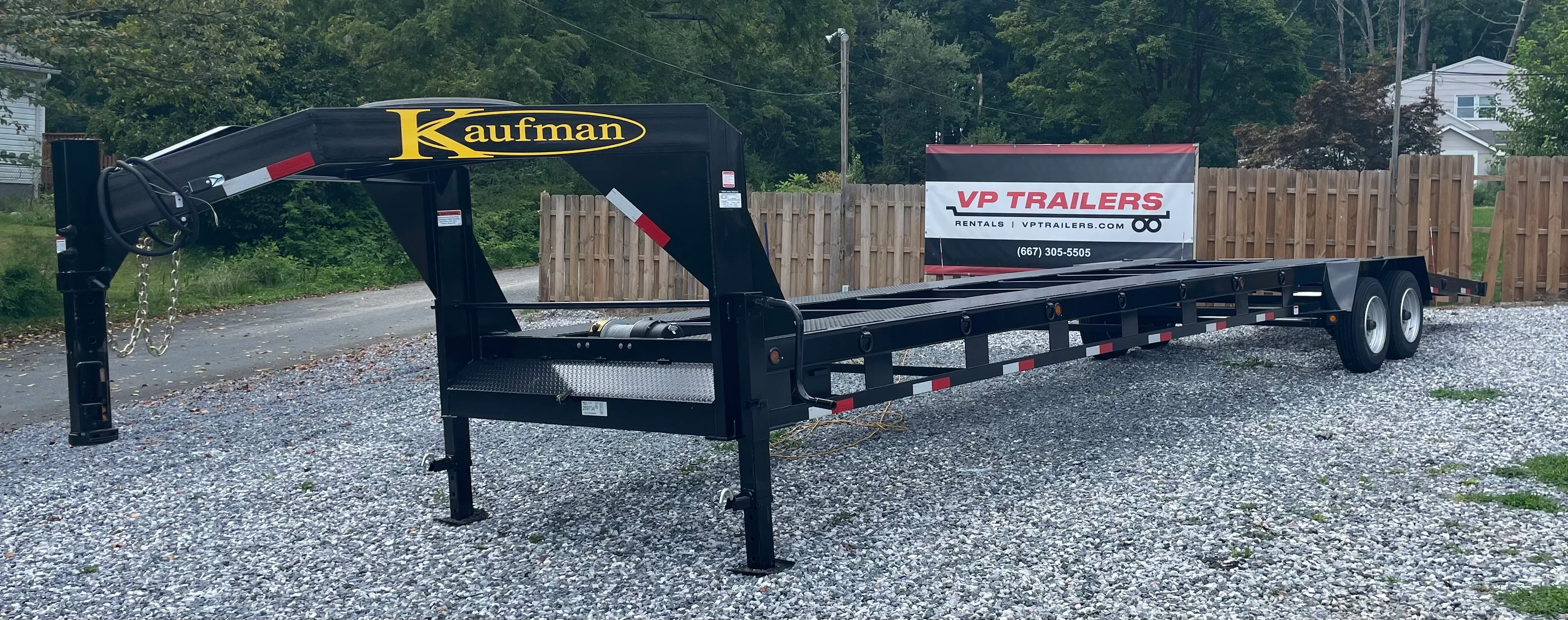 36' Kaufman 2 Car Hauler | Maryland Trailer and Equipment Rentals - VP ...