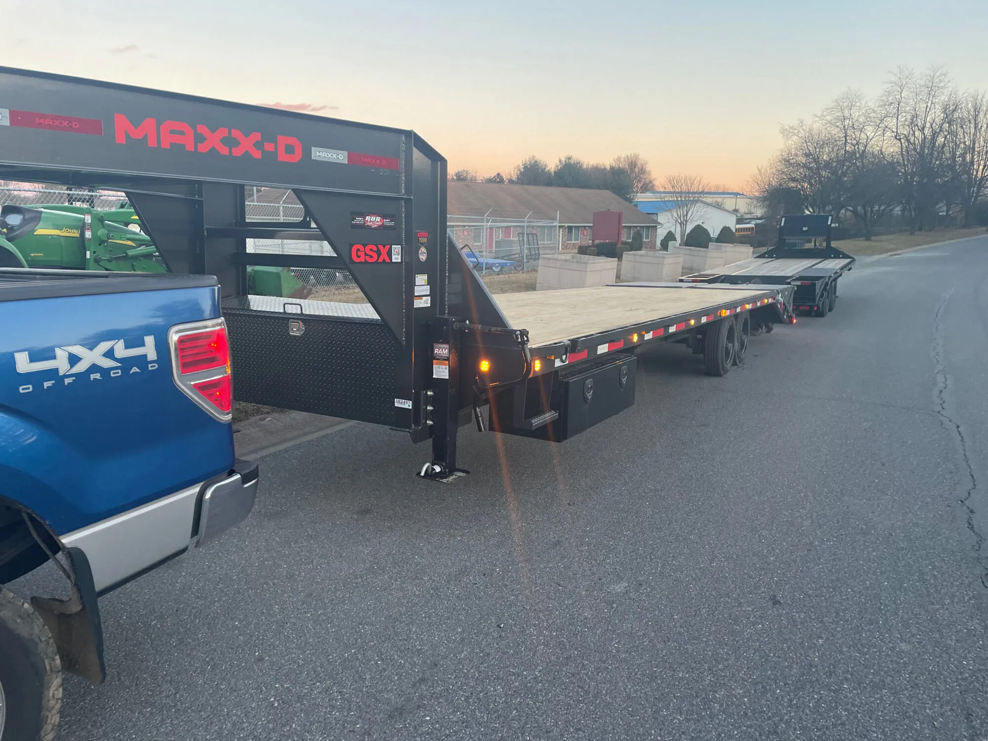 Maxxd Gooseneck deckover trailer 102'x30' | Maryland Trailer and ...