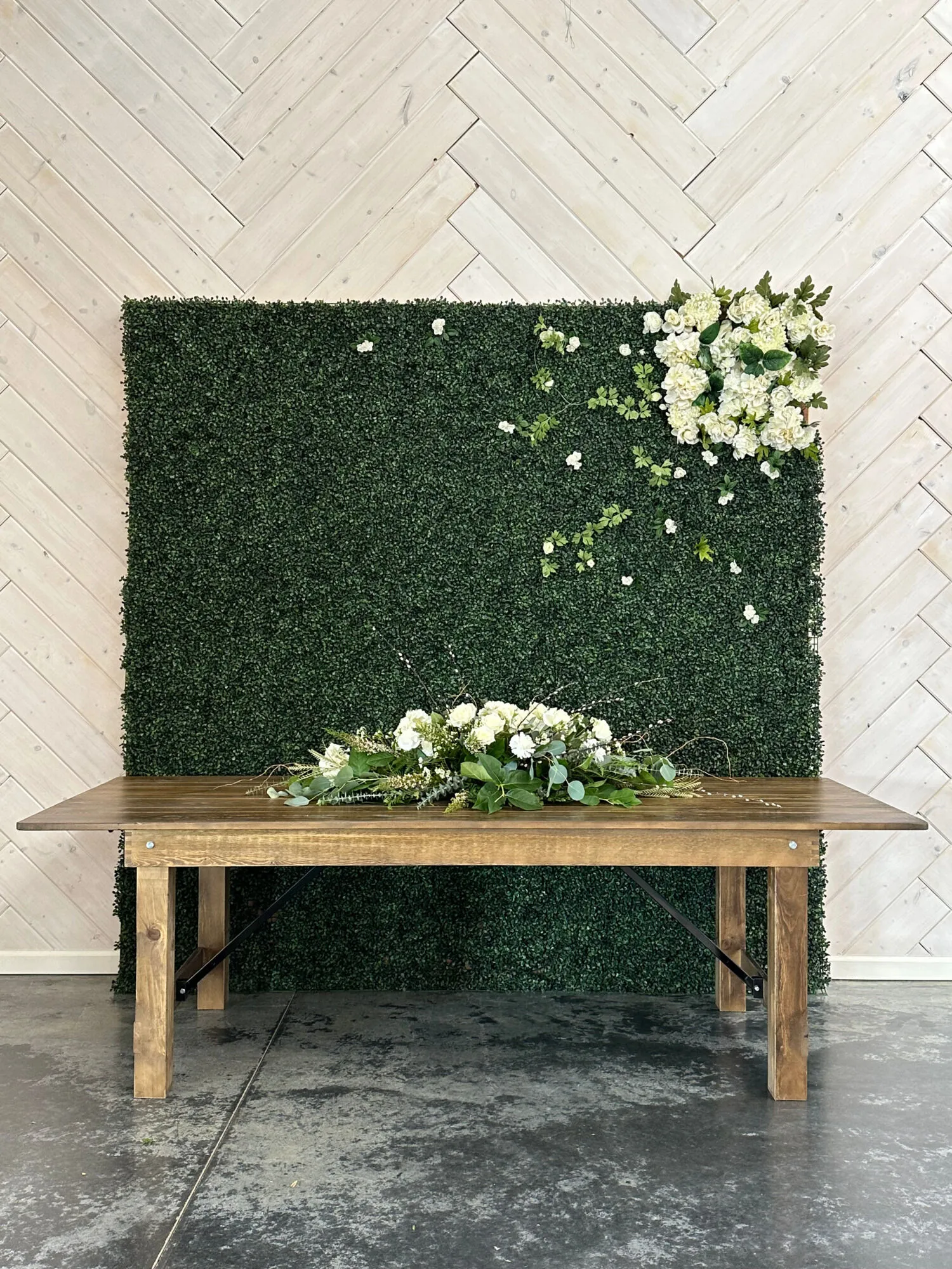 Foldable Farmhouse Table | Wedding Rentals & Decor | Borrowed & Blue