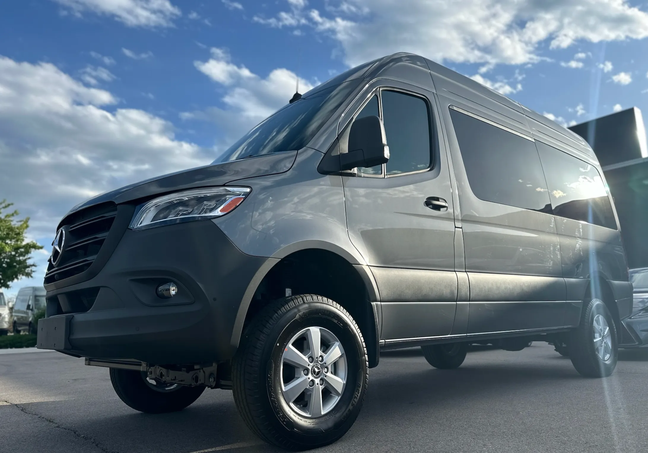 2024 Grey 12 Passenger Sprinter Van | Utah Sprinter Rentals