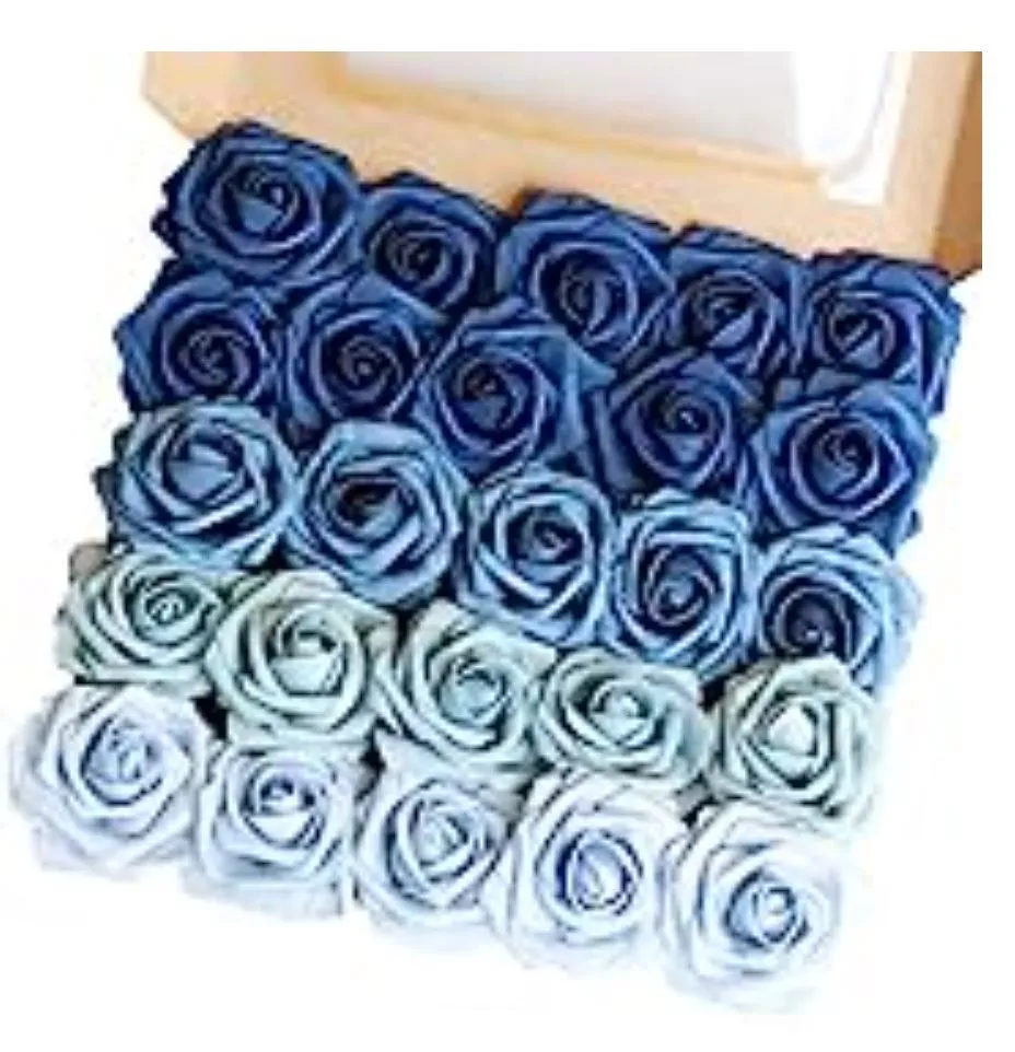 Medium Dusty Blue Flower Rose | Complete Weddings