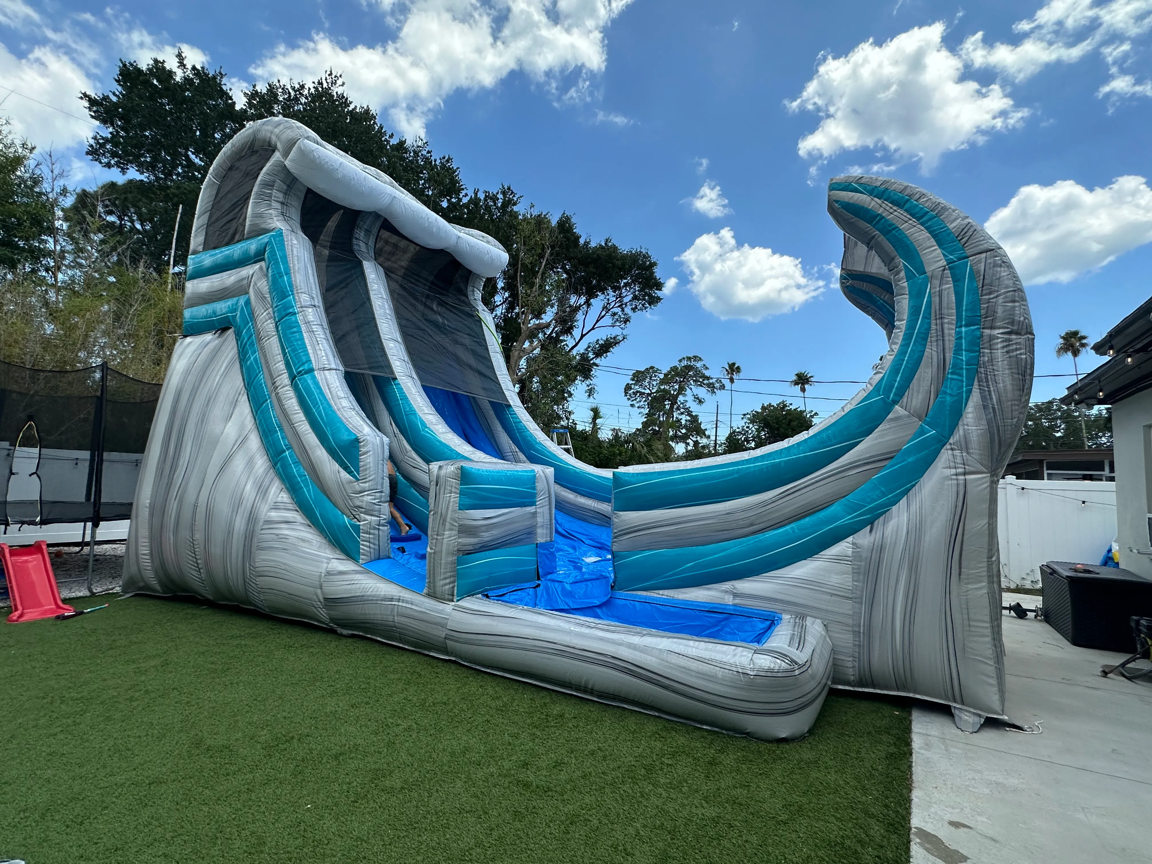 *NEW* Half Pipe Water Slide (WET ONLY) 15W X 29L X 20H | Quality Bounce ...