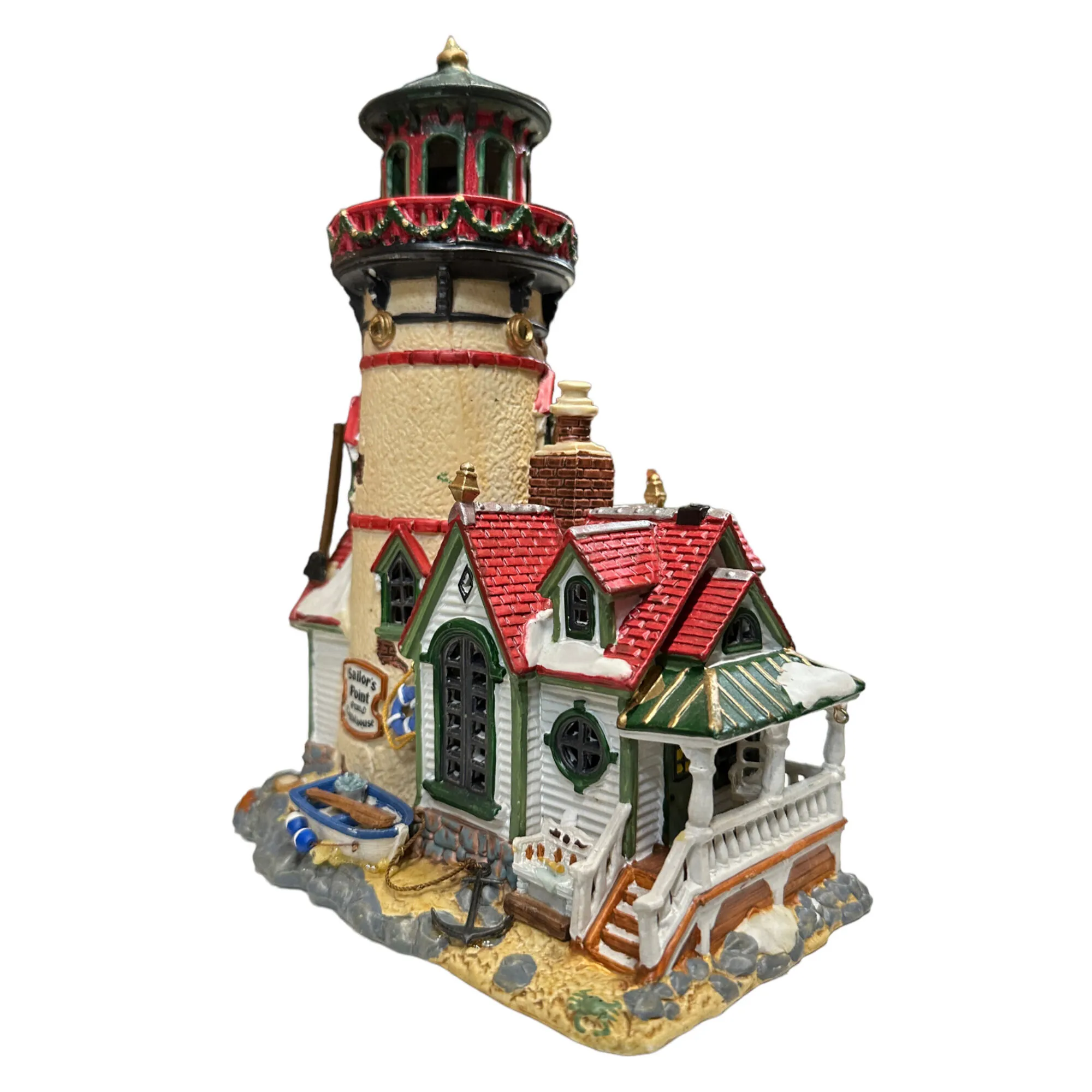698 - Smalls - Village - Lighthouse - 7' x 4' x 10' - Sand/Red/Grey ...