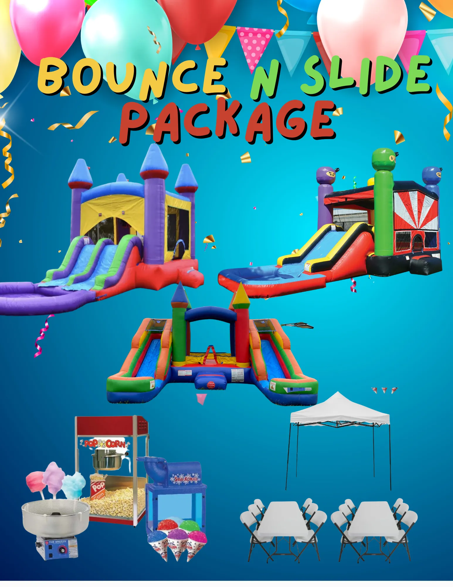 Affordable Party Packages – Bounce Houses, Tents, & More | Metro ...
