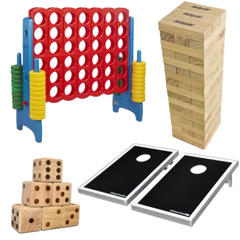 Party Games package with giant outdoor or indoor games | Lucky Event ...