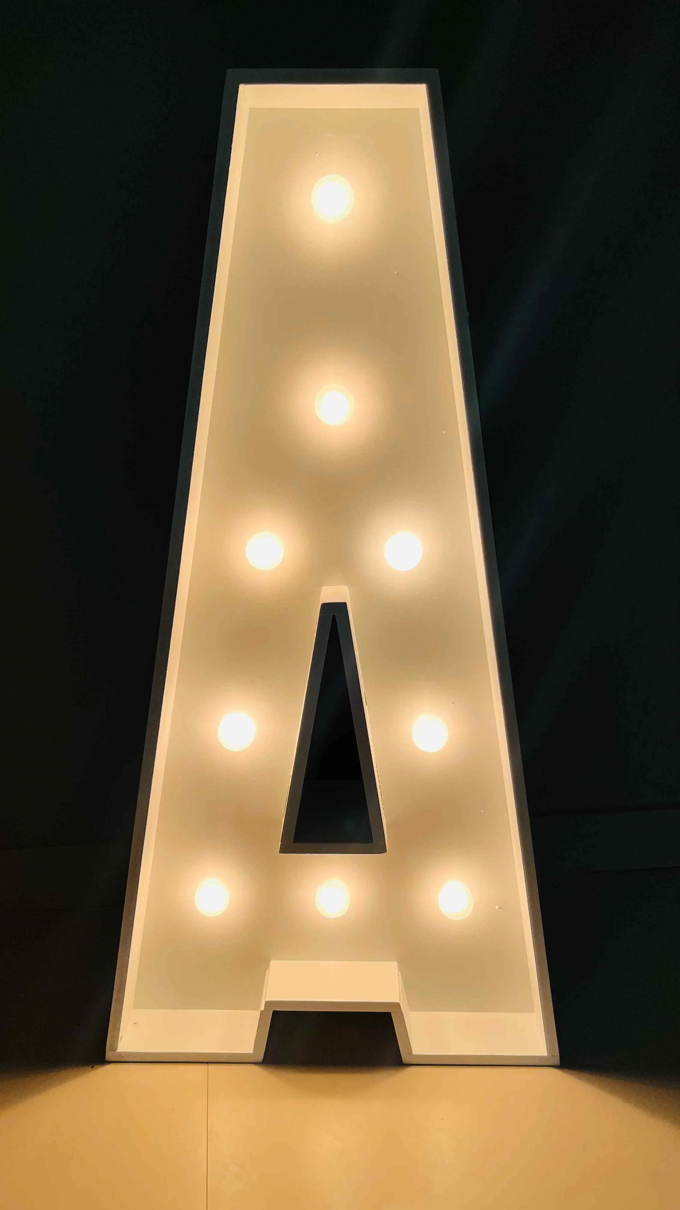 Rental Light-up Marquee Alphabet Party Decoration Letter A | Cobb Party ...