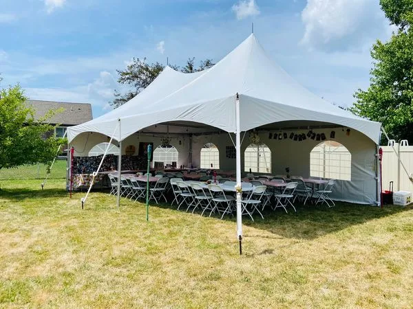 Package Deal - 20' x 30' Tent with Tables and Chairs | Party Rentals ...