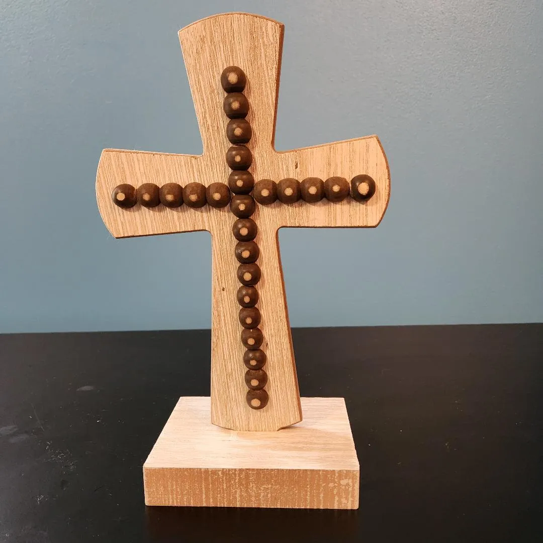 Wooden Cross Tabletop Decoration | Special Occasions Party Decor Rental ...