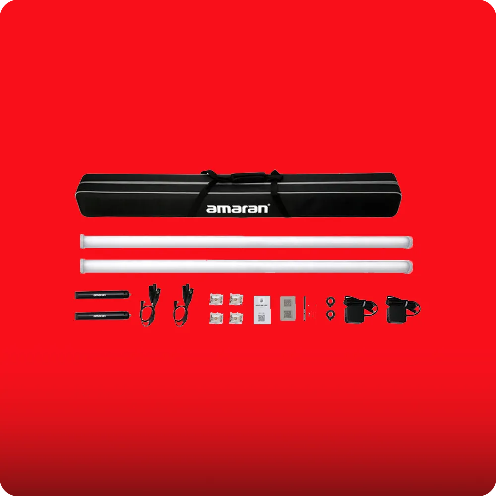 APUTURE amaran PT4c RGB LED Pixel Tube Light (4', 2-Light Production ...