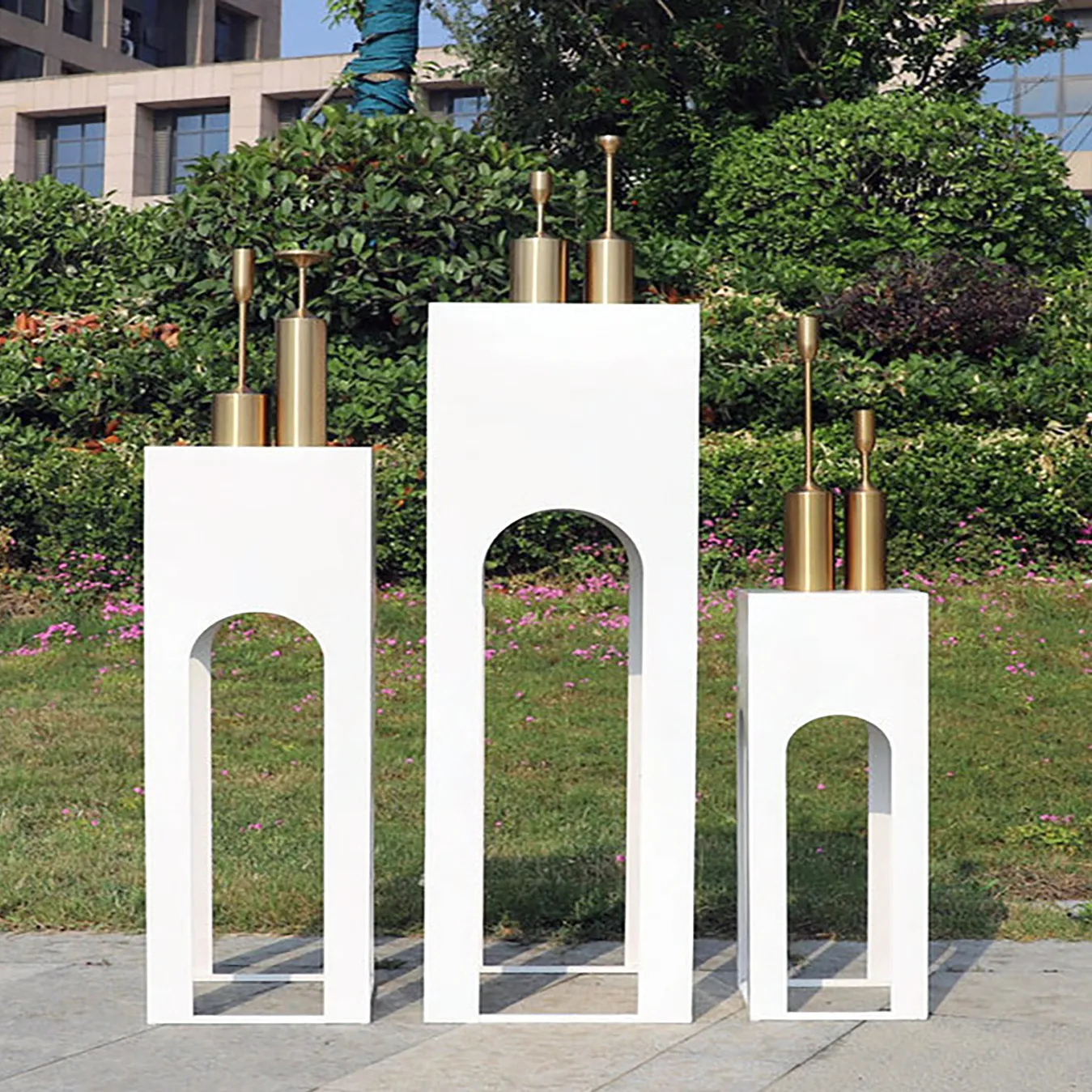 Cake Stand Square Plinth Wooden | Fari Arts