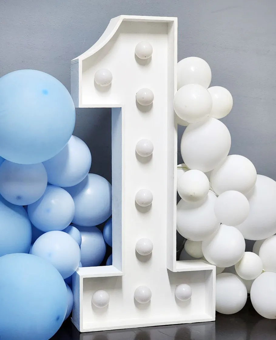 Marquee Number 1 - Small | Fari Arts