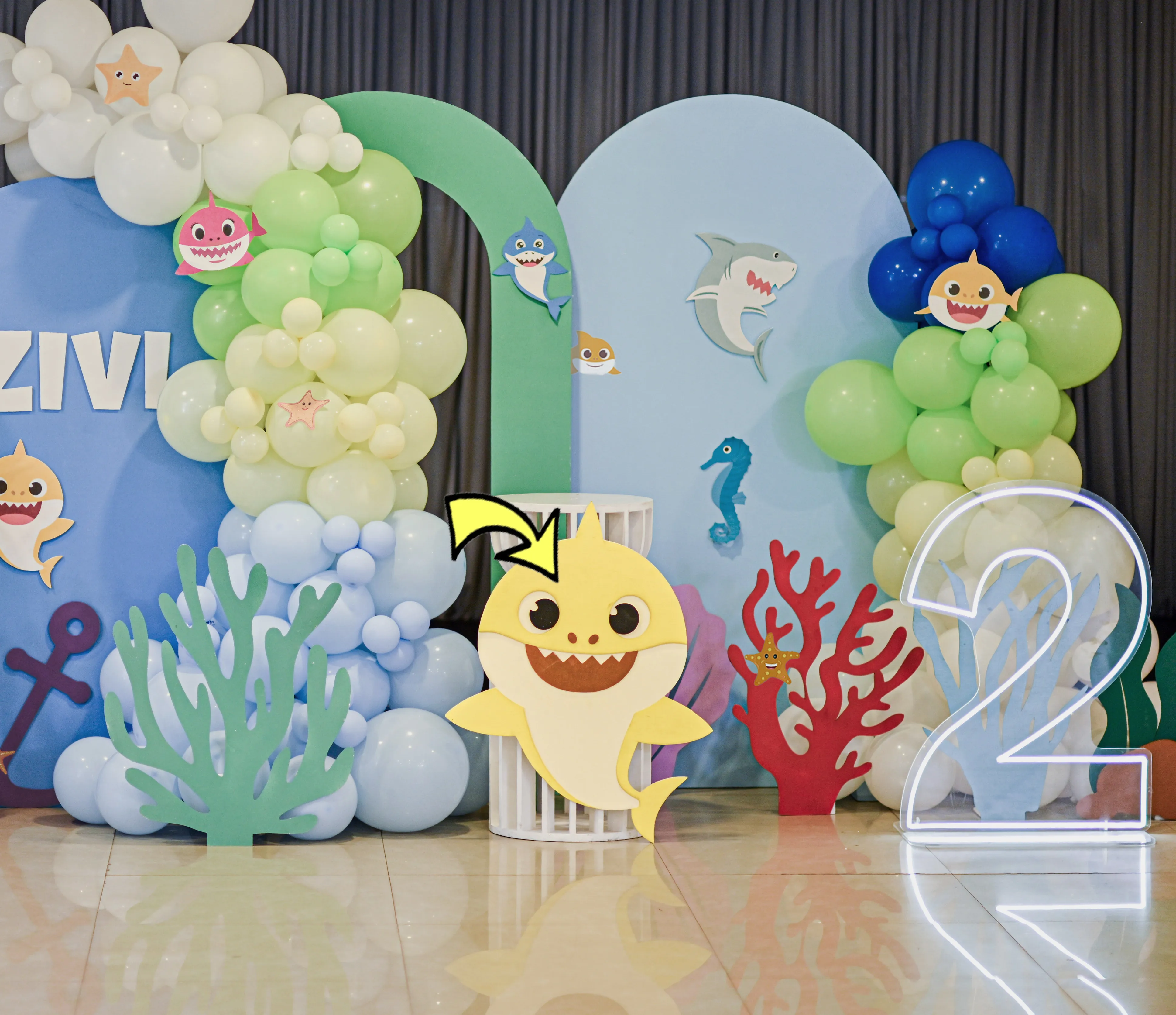 Baby Shark Cutout | Fari Arts