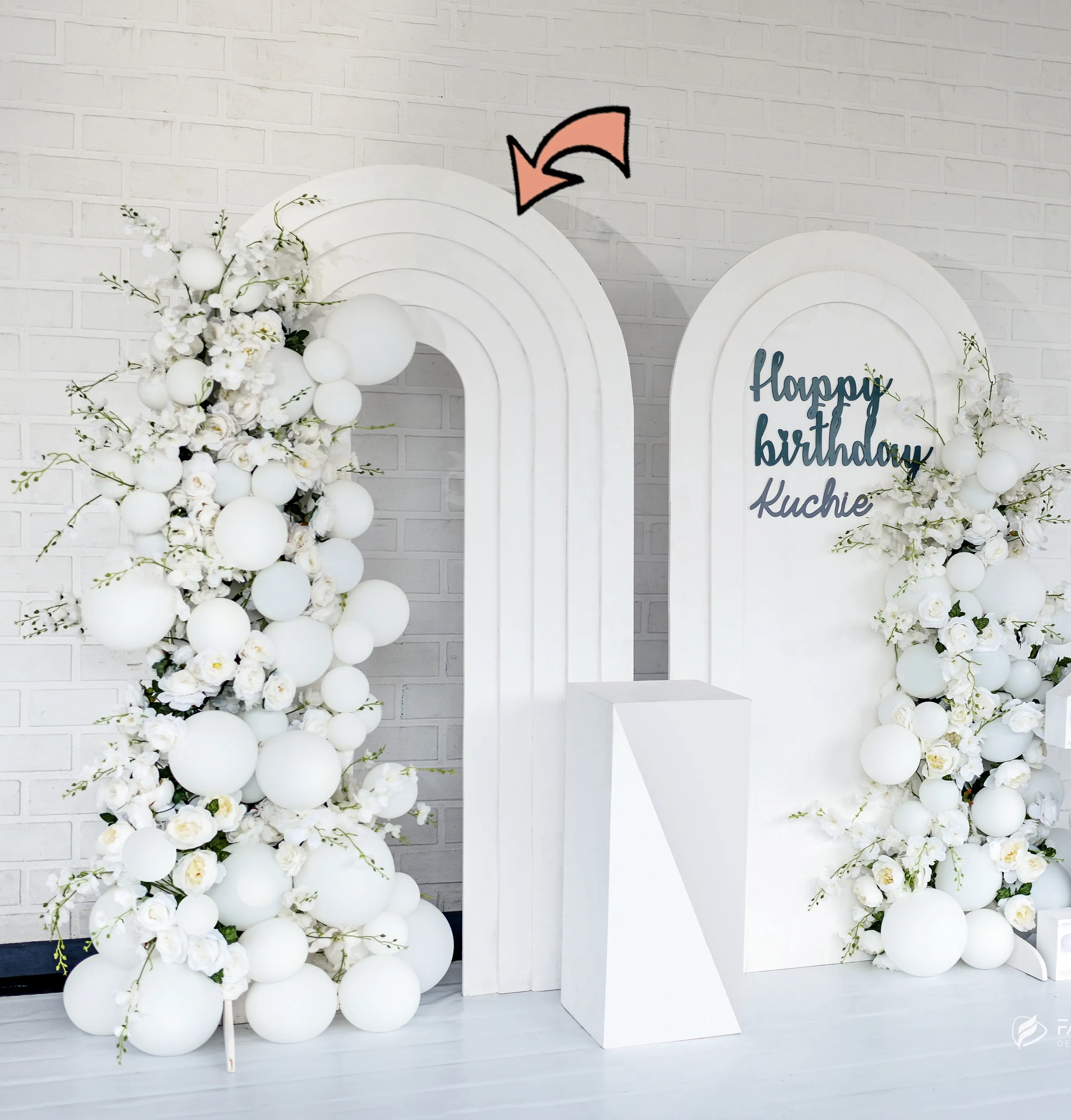 5 Layer 3D Arch Multi Layer backdrop Panel | Fari Arts