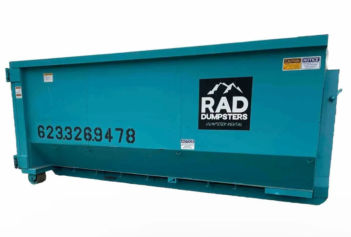 20 Yard Roll Off Dumpster Rental | Rad Dumpsters - Local Dumpster ...