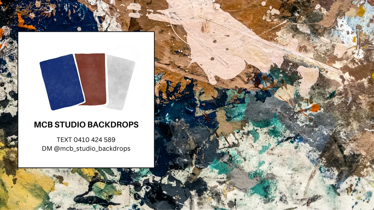 Hand painted studio backdrops for hire in Melbourne & Sydney