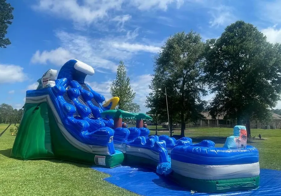 Inflatables, bounce houses, waterslides
