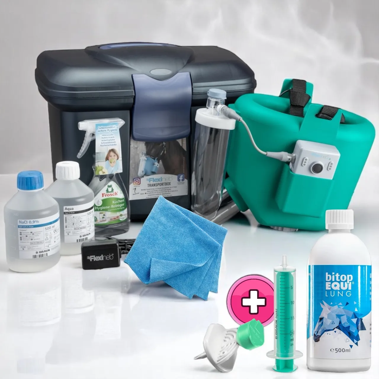 FlexiNeb E3 | Pferde Inhalator Inhalationsgerät | SOFORTKAUF | MietMaxX ...