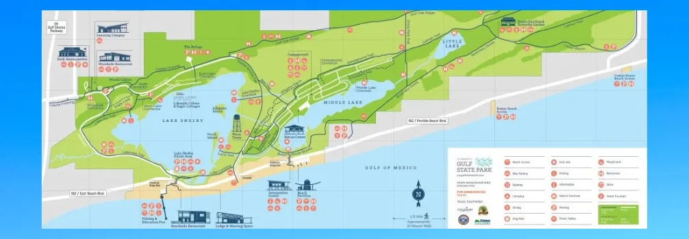 Map | Ebike rentals for the State Park, Gulf Shores & Orange Beach