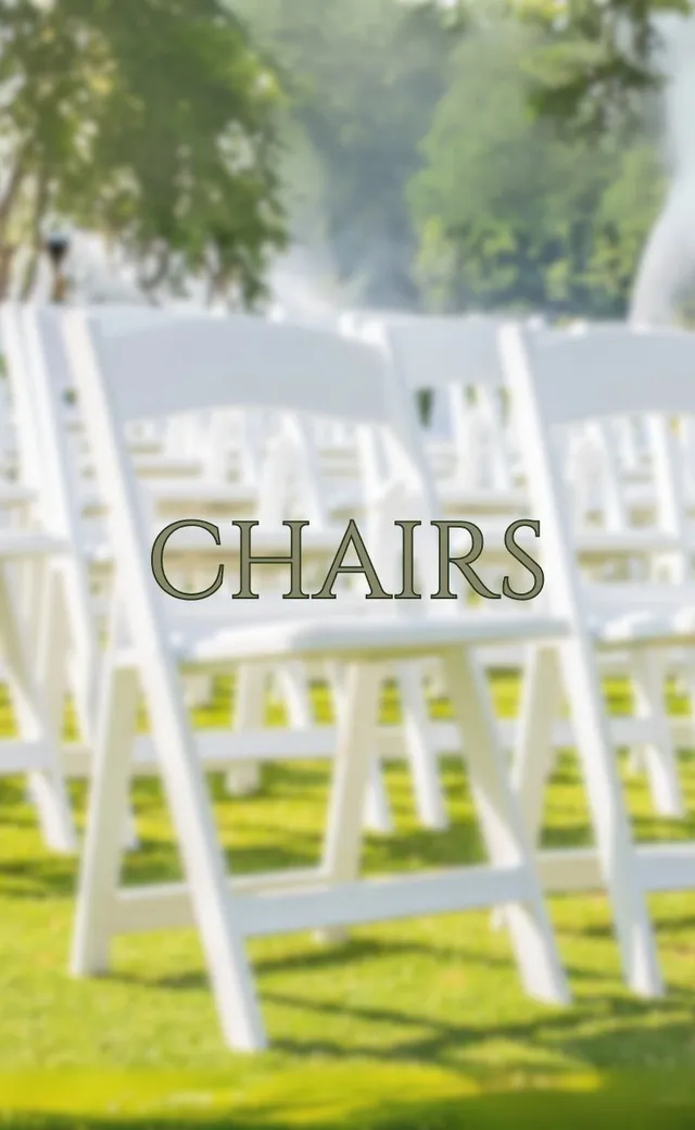 Please Be Seated Event Rental
