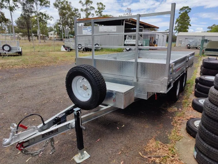 FOR HIRE 12x7 Flat Top Tipper Trailer 3500kg ATM | Dalby Trailers ...