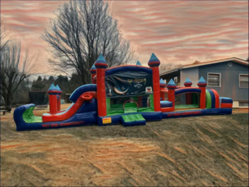 Adventure Zone Obstacle Course (customizable theme) | Calgary Bouncy ...